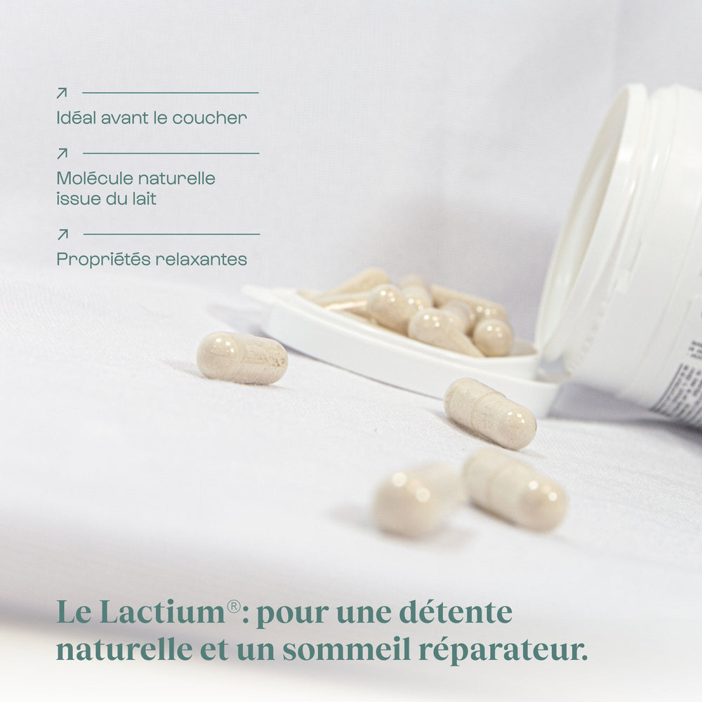 Lactium® en gélules - Améliorez votre sommeil - Nutrielement